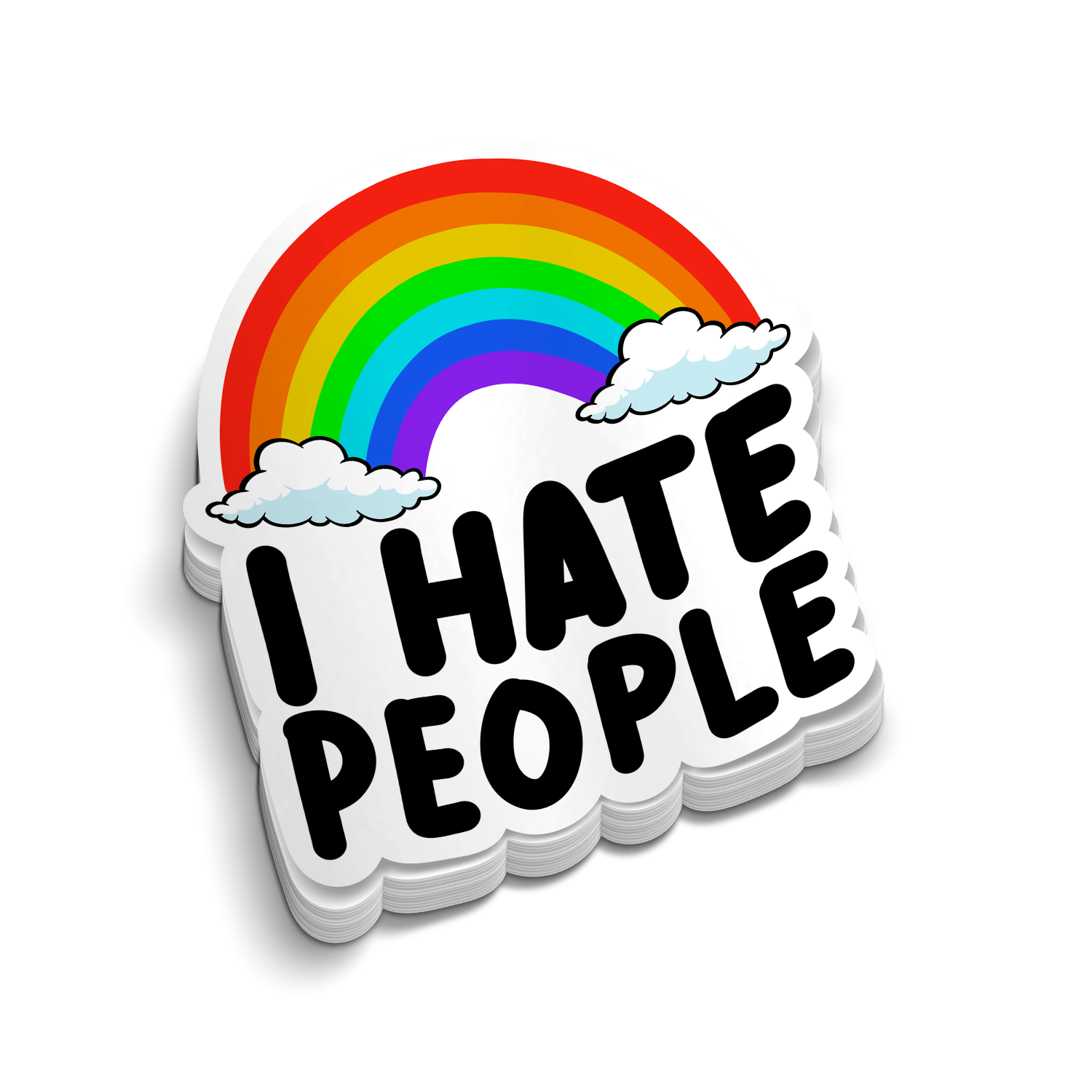 I Hate People - Hard Hat Decal – Skoutley Outdoors LLC