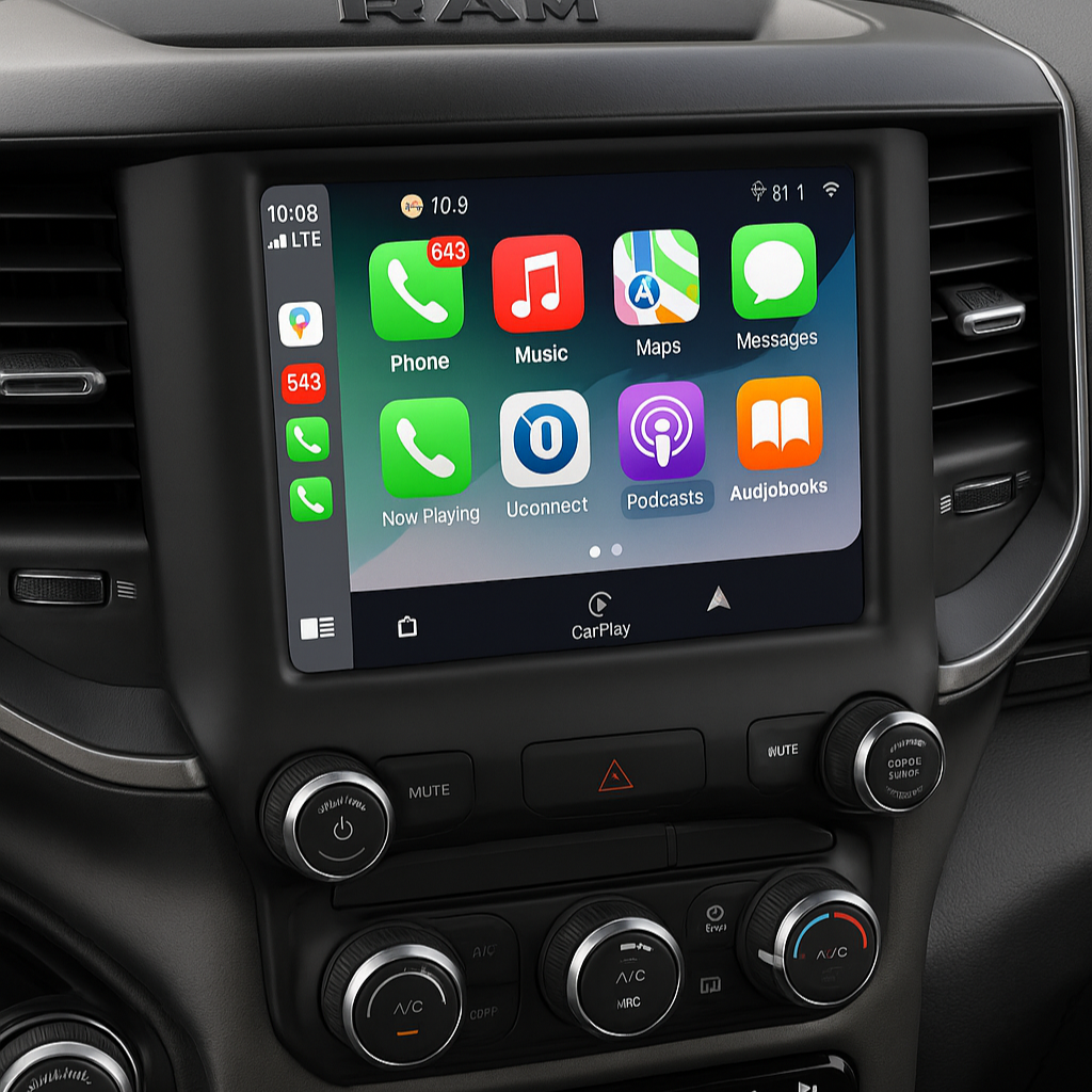 2019–2024 RAM 1500/2500/3500 UBD Uconnect 5 8.4″ Touchscreen Upgrade K ...